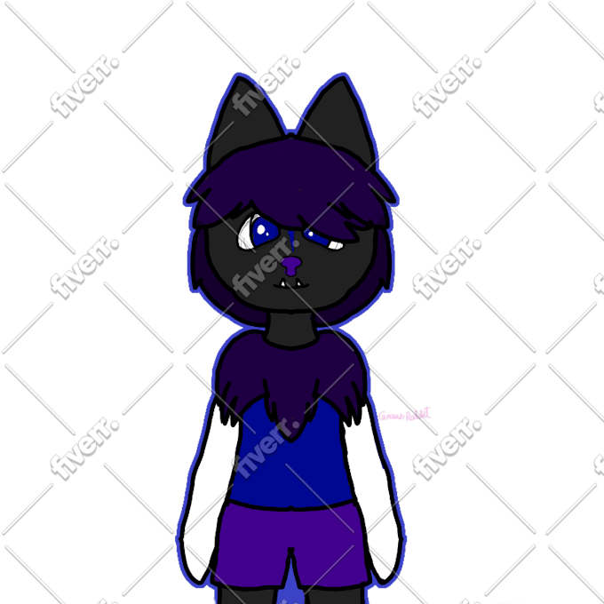 Draw a custom cartoon character by Canvastherabbit | Fiverr