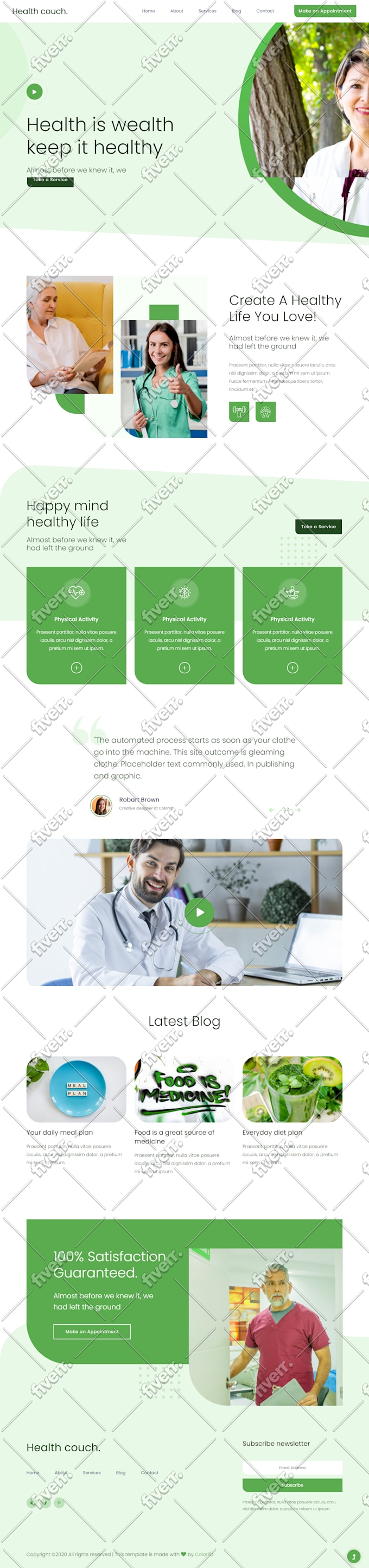 Design responsive website with html css bootstrap js by Webzee1 | Fiverr