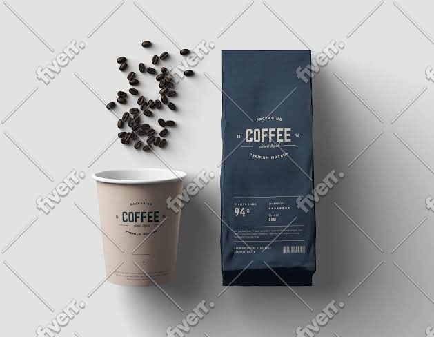 Create coffee packaging label design for you by Logo_designs100 | Fiverr