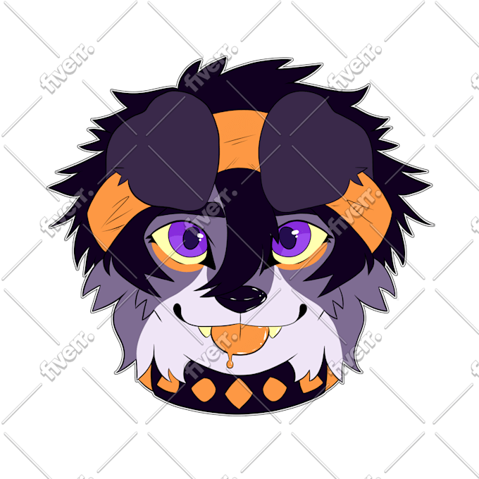 Draw a flat color illustration of an animal or furry by Albatrvss | Fiverr