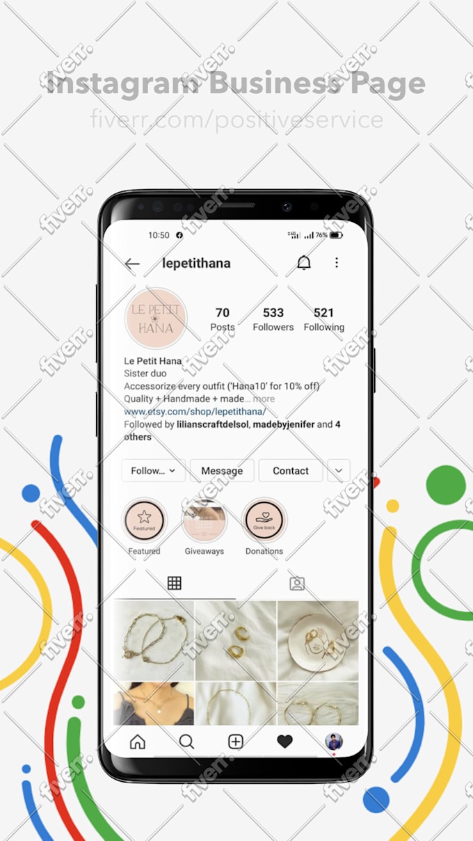 Grow and promote instagram page organically by Positiveservice | Fiverr