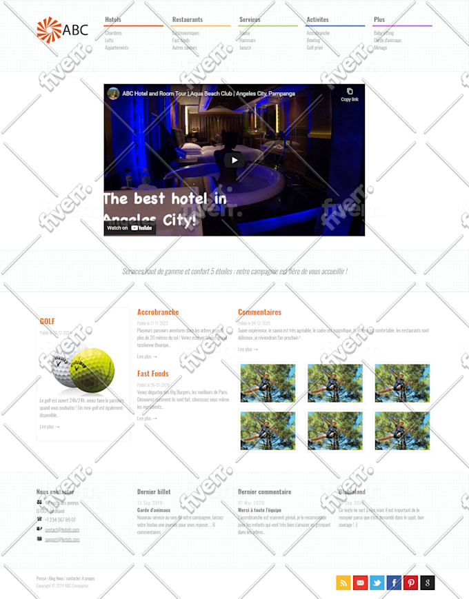 Design html css website and html landing page by Monir_ariyen | Fiverr
