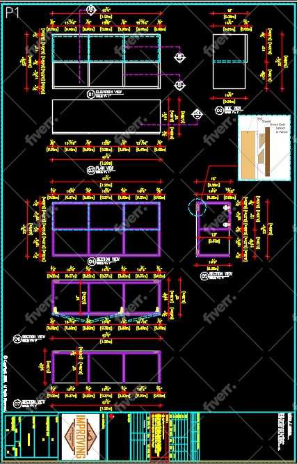 Do your furniture woodworking, millwork, and joinery shop drawing by ...