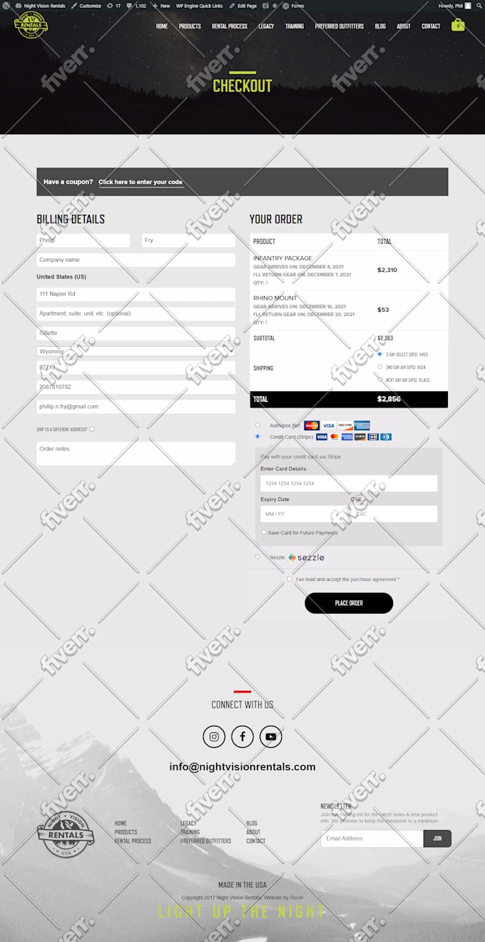 Integrate stripe payment gateway with woocommerce by Piashlive | Fiverr Integrate stripe payment gateway with woocommerce by Piashlive | Fiverr