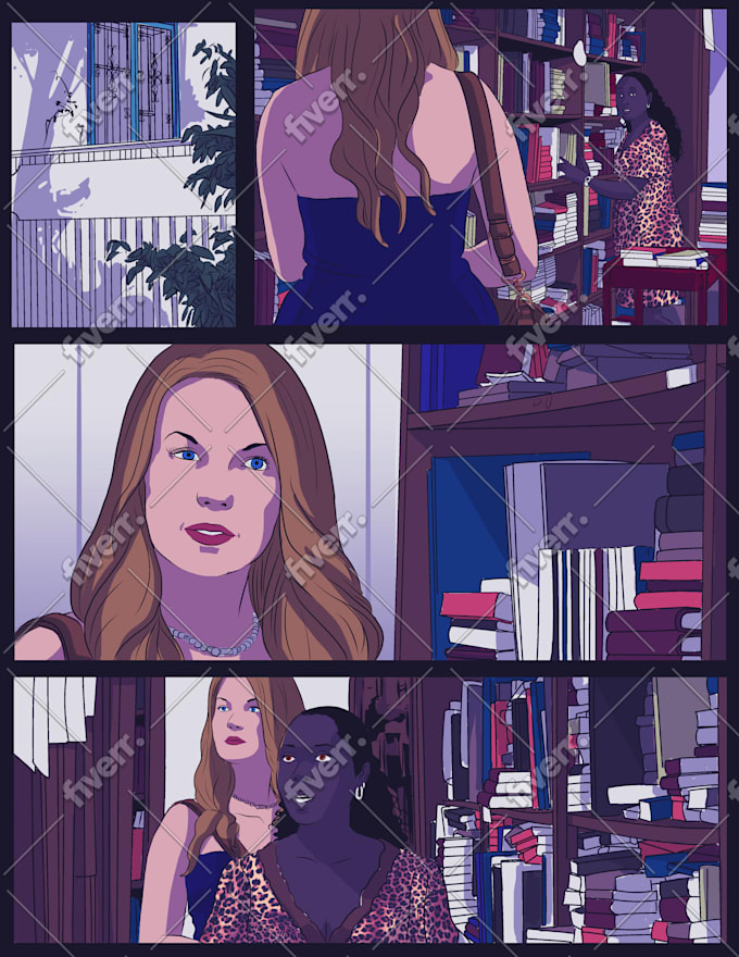 Do one page comic story by Juanfleites | Fiverr