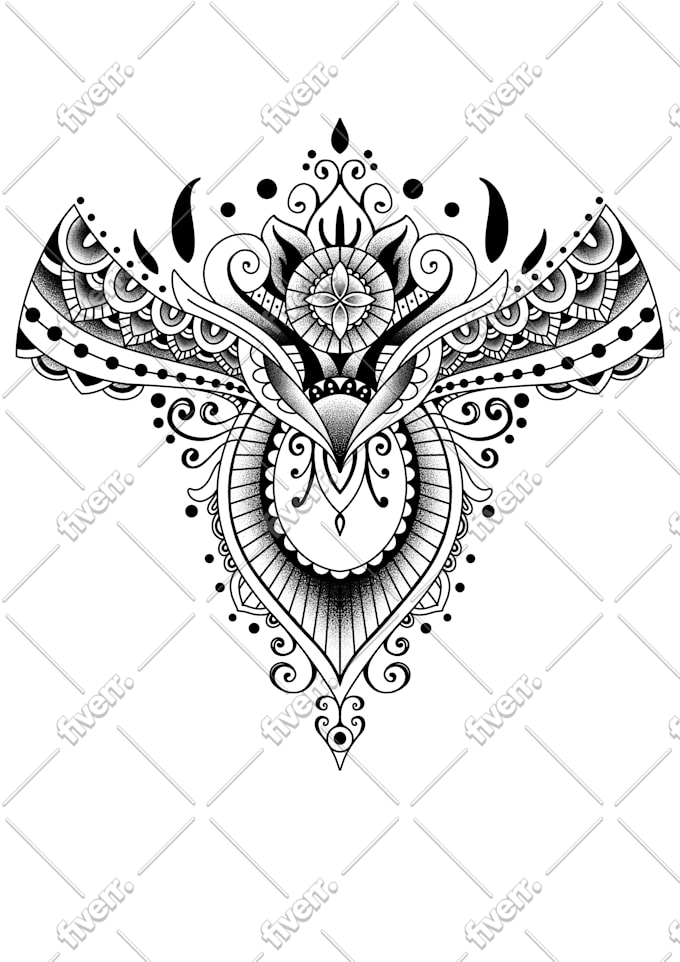 Draw amazing custom tattoo design by Gajahnakal