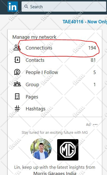 Send 100 messages and connects on linkedin by Softteksolution | Fiverr