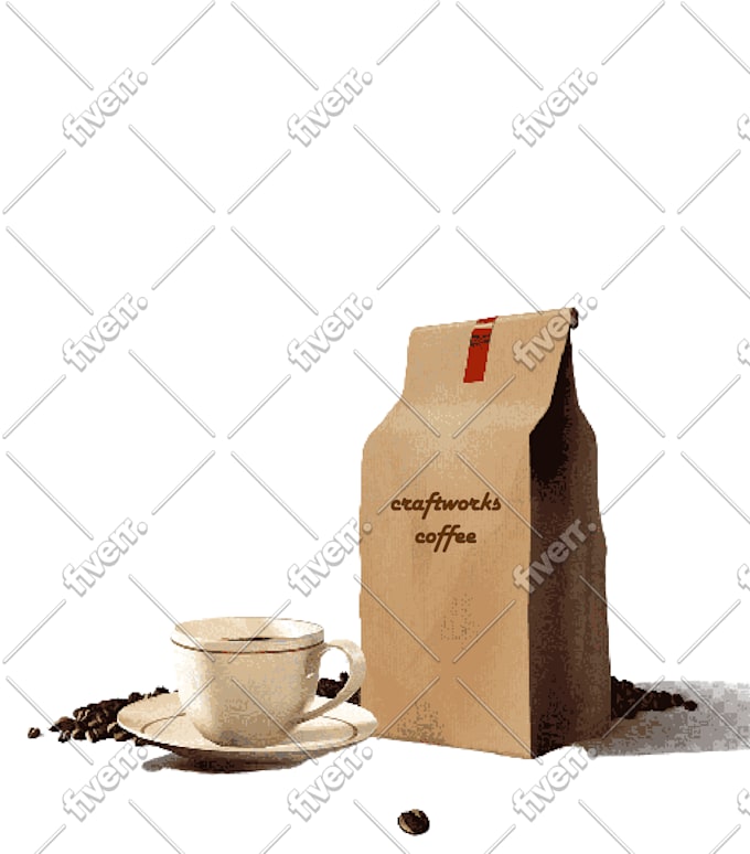 Create a coffee bag, pouch design, packaging and label sticker design ...