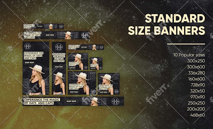 Design static banner ads for google adwords, adroll by Shariqhussain1 ...