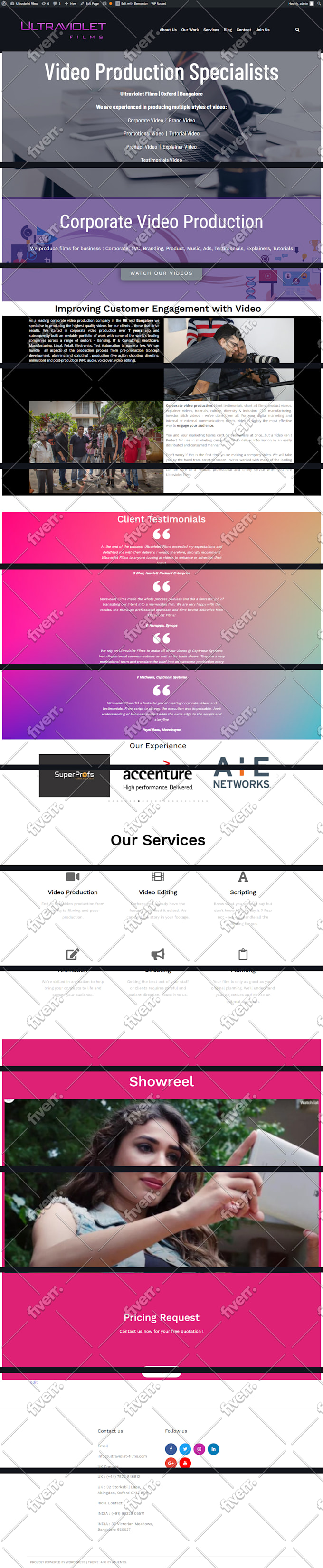 Design responsive wordpress website and wordpress customization by Waheedqamar