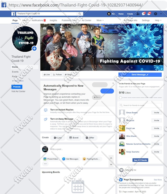 Build a facebook or twitter fan page by Sampath0