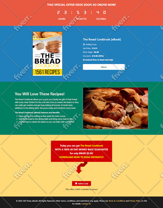 Do a responsive html landing page design using bootstrap by Tayebzakir ...