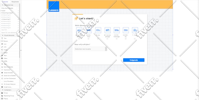 Built your responsive website in bubble io from scratch by Talhamehmood08 | Fiverr