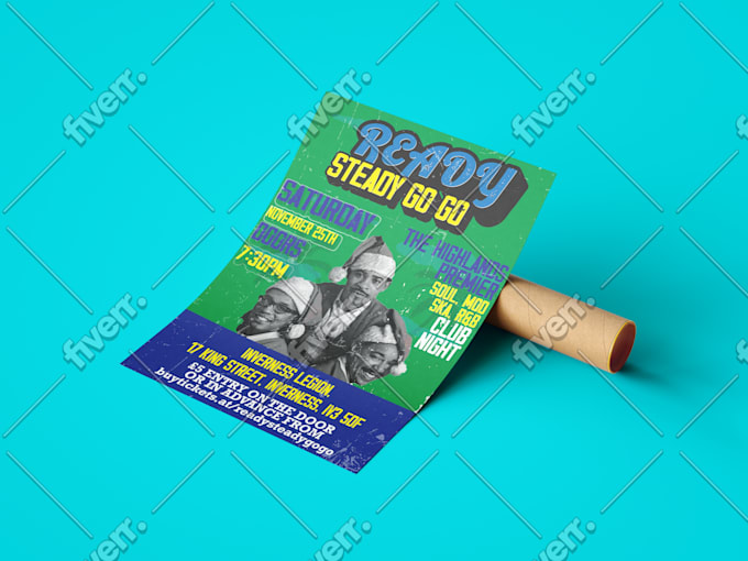 Create vintage retro 80s, 90s, 60s style flyer or poster by Yazza10 ...