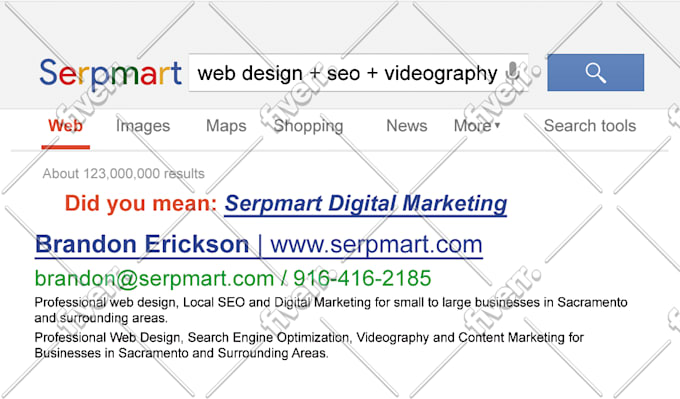 Design google search business card for you by Besthelper4ever | Fiverr