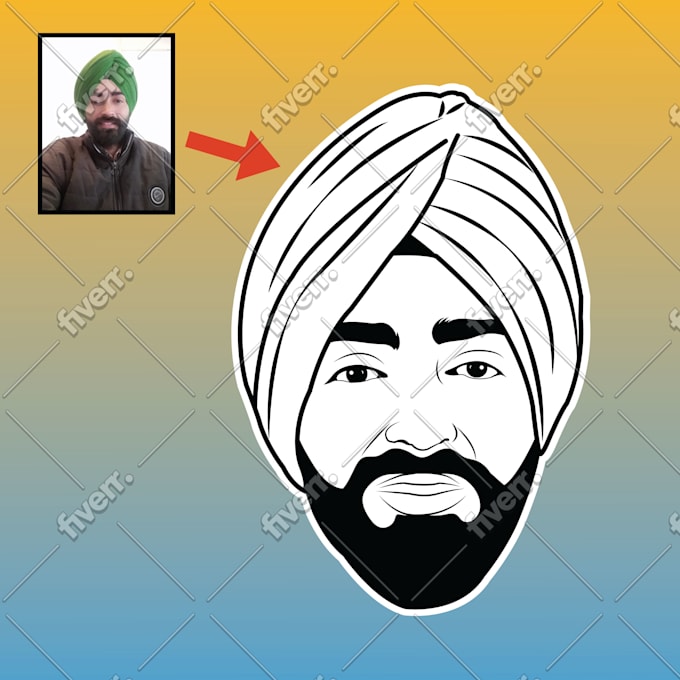 Create a cartoon avatar silhouette logo vector illustration by ...