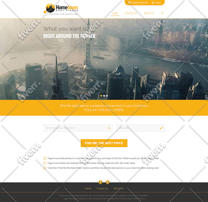 Code your layout html, css, js in foundation by Zshare | Fiverr