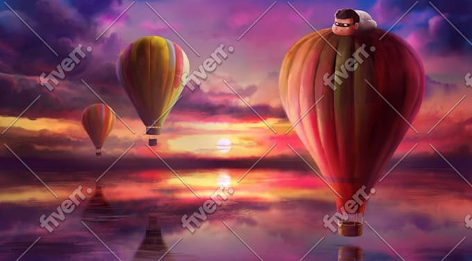 Illustrate a high resolution concept art by Elsbro | Fiverr