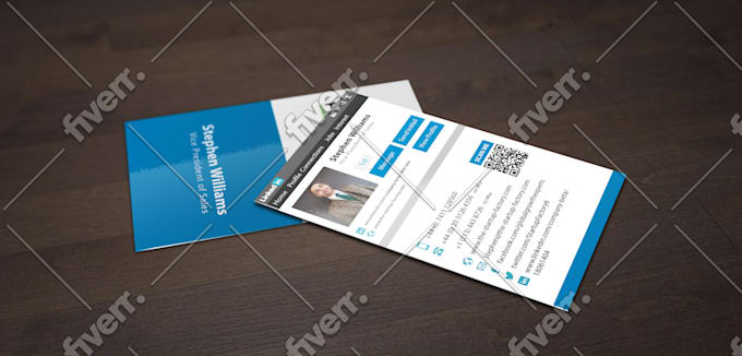 Convert your linkedin into elegant business card by Grapkisdesigner ...