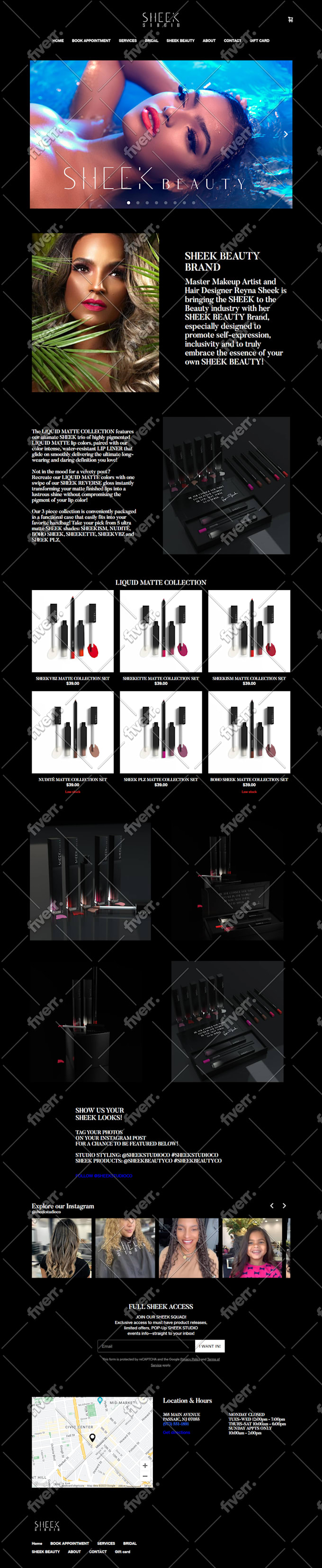 Squarespace website design square online store square redesign by ...