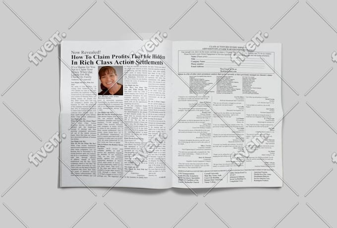 creating a newspaper ad