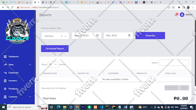 Design and show data on pdf file with php, laravel, database by Abrartayyab | Fiverr
