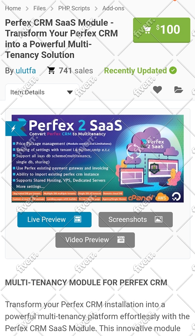 Provide perfex crm 260 saas modules and setup in 30 minute by Aadeeel | Fiverr