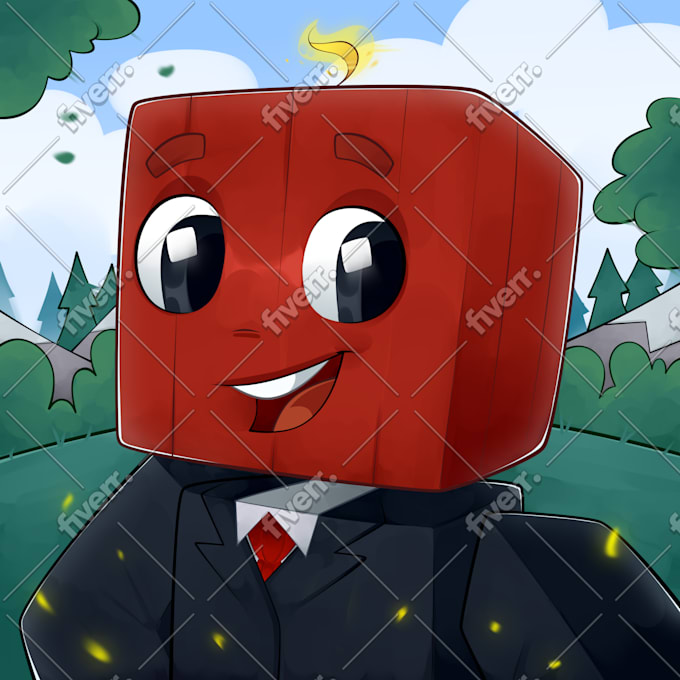 Turn your minecraft skin into a cartoon avatar by Fabiodesigneer | Fiverr