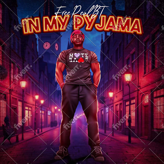 Draw freestyle hip hop cartoon album cover art by Mishacreative | Fiverr