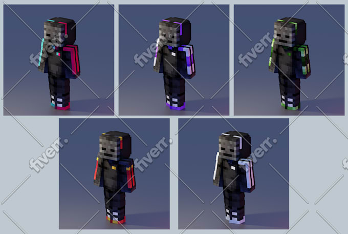 Crea una varietà di outfit per la tua skin minecraft