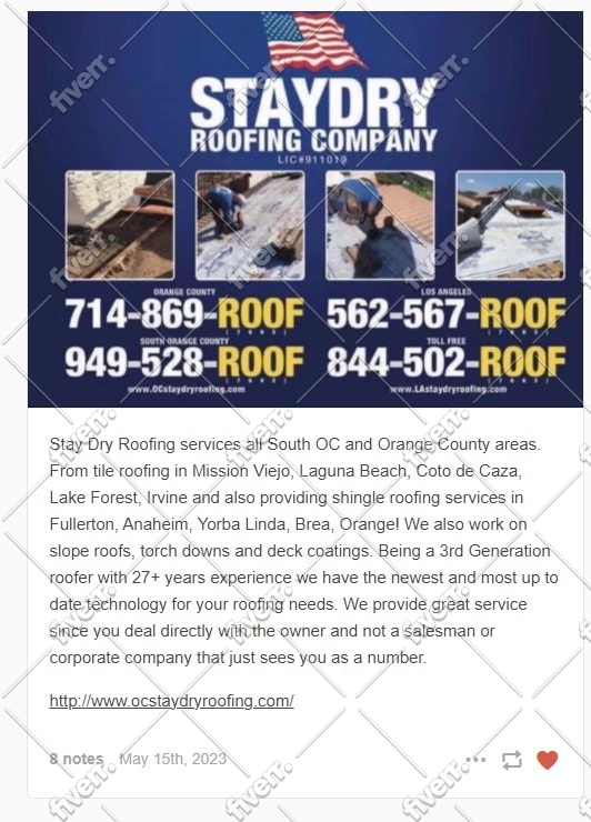 Promote your content to 495,000 tumblr followers by Chrispalmer2 | Fiverr