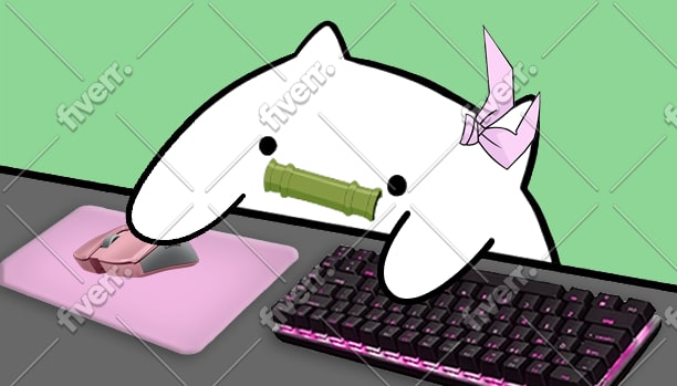 Design a customizable bongo cat for your twitch by Kevinsmendez | Fiverr