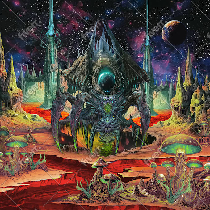 how to draw death metal art