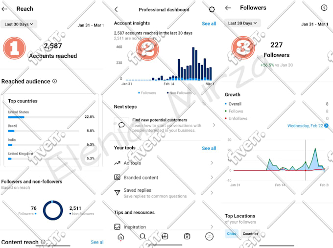Be a manager for your instagram account management by Elenia_mirza | Fiverr