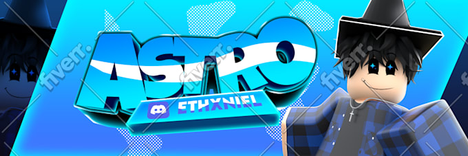 Create you a matching roblox pfp and banner by Brandbrushh | Fiverr