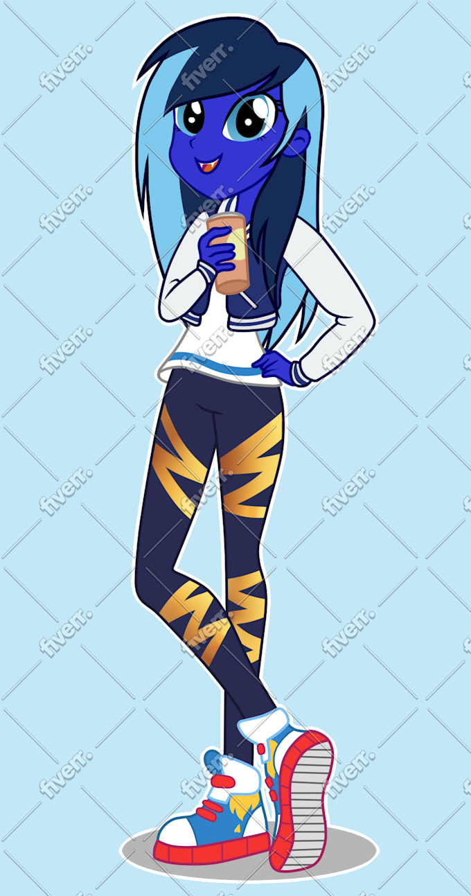 how to draw mlp girl