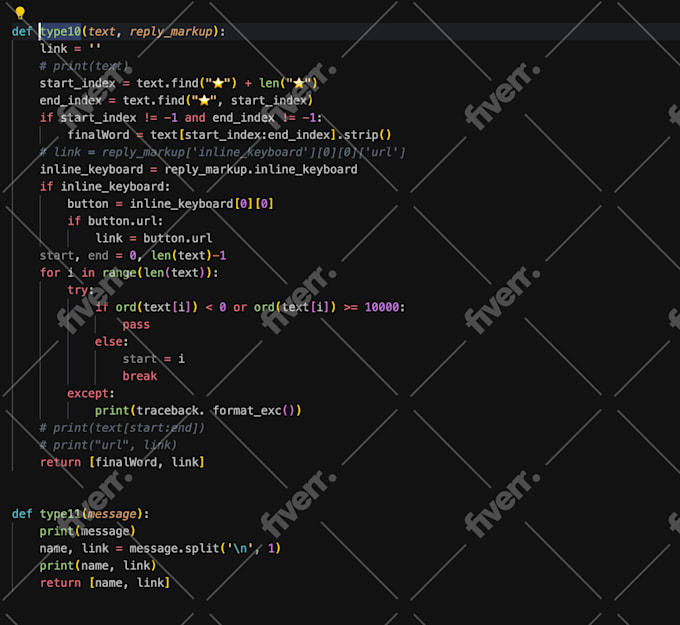 Create python program or python script for you by Squarecode_devs | Fiverr