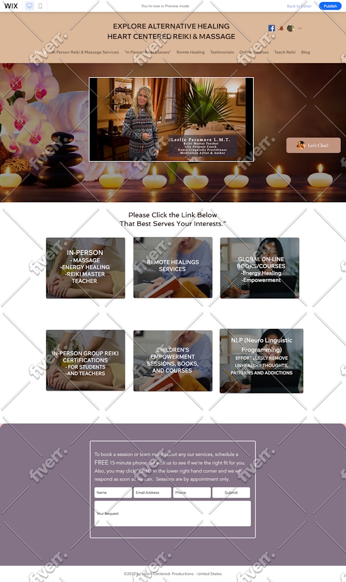 Do wix website redesign, wix website design, wix website redesign, wix redesign by Johnson ...