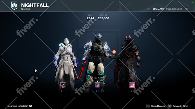 Complete grandmaster nightfalls in destiny 2 by Crapbag778 | Fiverr