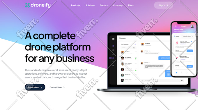 Do front end web development using react js by Sajeel_dev | Fiverr