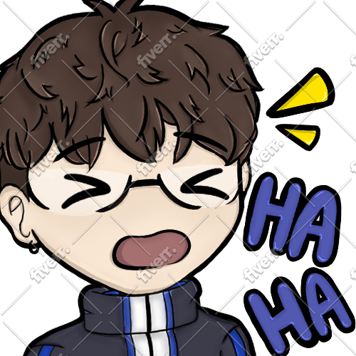 Draw you twitch emotes by Nyangeli | Fiverr