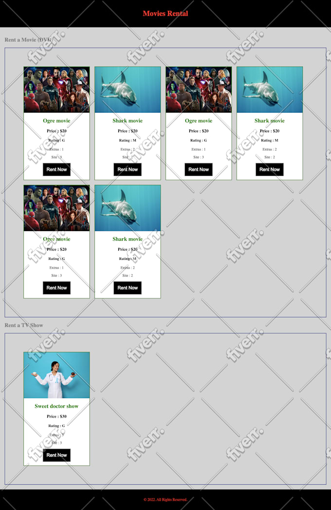 Design business website in html css javascript reactjs nodejs php by Cutecoder100 | Fiverr