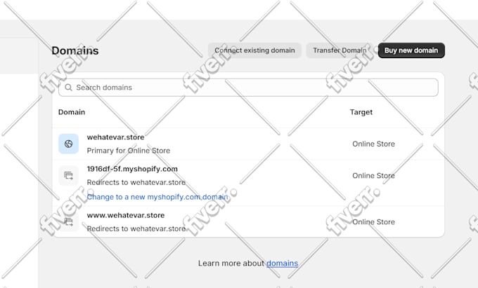 Connect domain, add link and setup fix custom domain brand url by ...