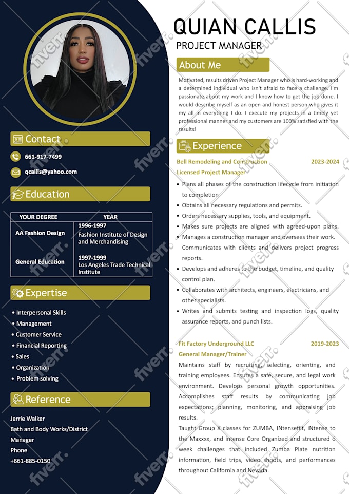 Infographic Resume 2024