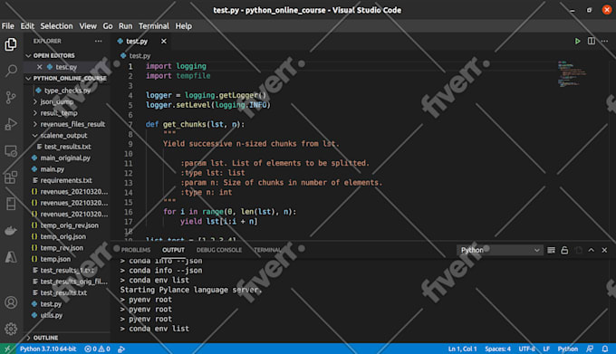Teach you python programming by Betelgeuse29 | Fiverr