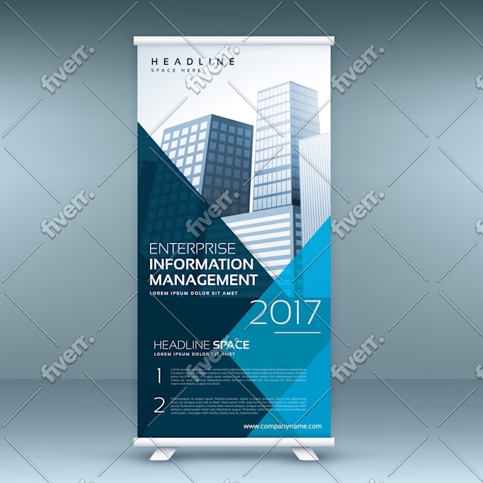Design roll up banner, pull up or pop up banner, retractable banner in ...
