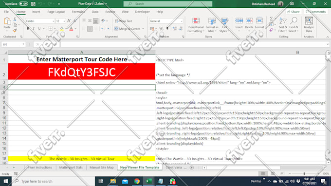 Do excel for mac, vba, macros, formulas fast by Onlyehtisham | Fiverr
