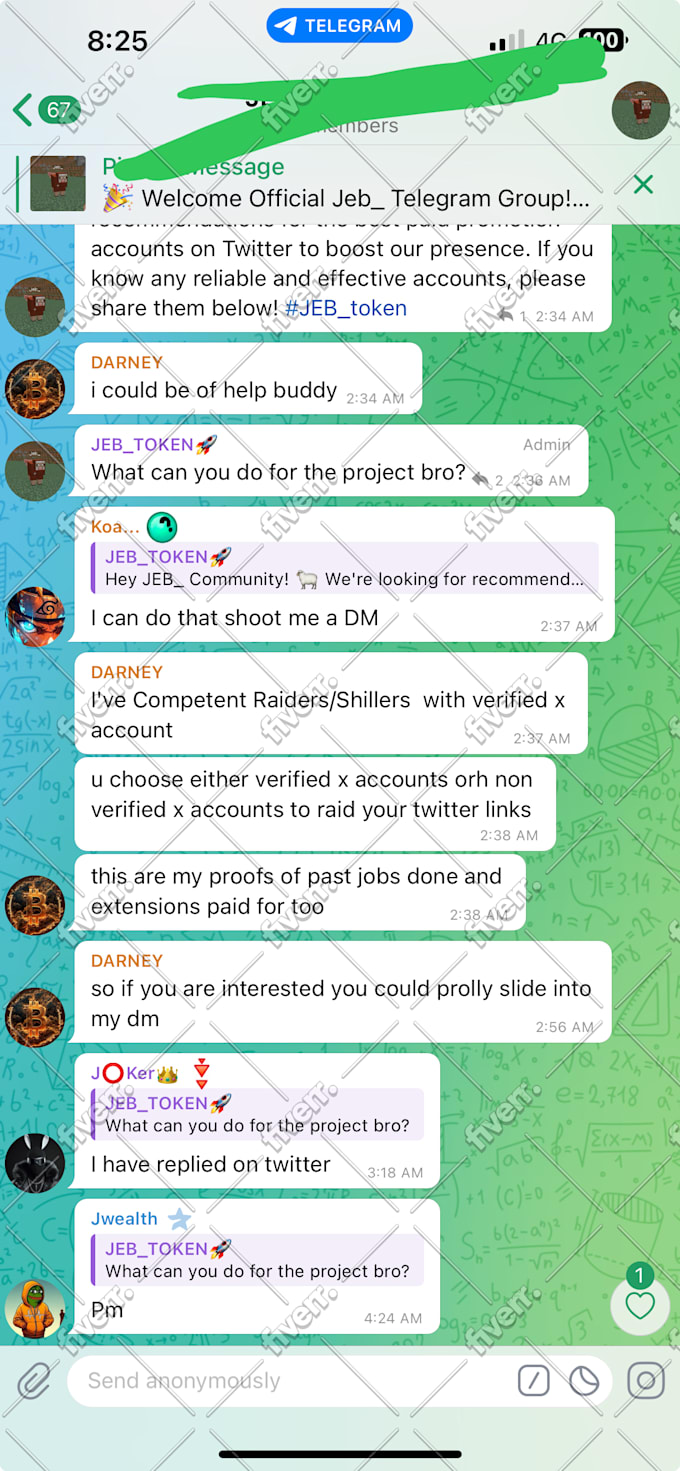 Be your telegram group admin or moderator in your any crypto project by ...
