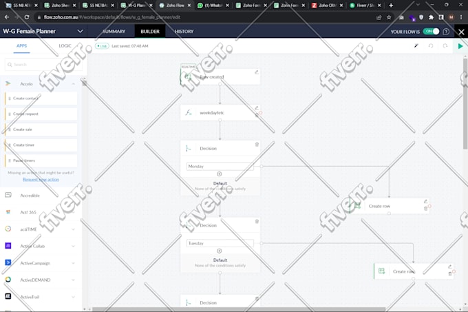 Integrate apps for you using zoho flow by Tech_beck | Fiverr