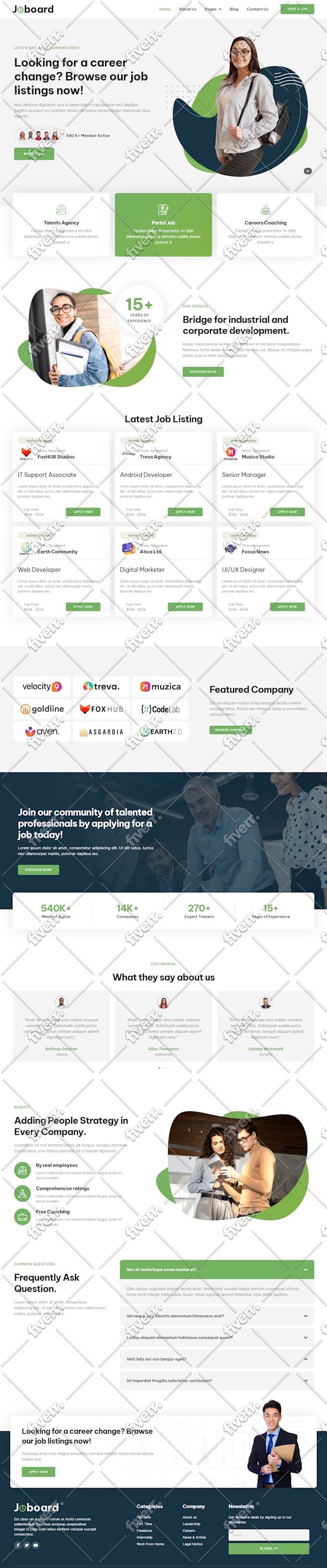 Build wordpress landing page design, squeeze page, sales page, or sales funnel by Dream_developr ...